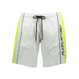 Plein Sport Badeshorts in Grau - 75% | Gr&ouml;&szlig;e XXL | Herren-bademode-sport