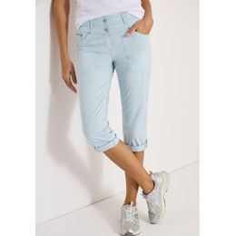 Cecil Caprihose in Hellblau - 40% | Gr&ouml;&szlig;e W30/L22 | Damenhosen