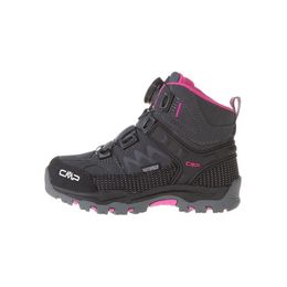 CMP Leder-Trekkingboots "Kiruna Mid" in Anthrazit/ Pink - 28% | Gr&ouml;&szlig;e 36 | Kinderstiefel