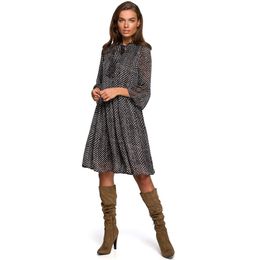 Stylove Kleid in Schwarz/ Bunt - 75% | Gr&ouml;&szlig;e S | Damen-kleider