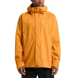 Hagl&ouml;fs Hagl&ouml;fs Funktionsjacke "Koyal Proof" in Gelb - 51% | Gr&ouml;&szlig;e L | Herren-outdoorjacken