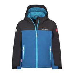 Trollkids Funktionsjacke "Telemark" in Schwarz/ Blau - 48% | Gr&ouml;&szlig;e 128 | Kinderjacken
