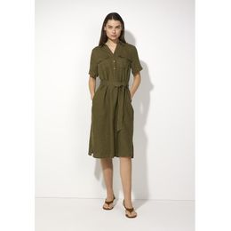 More & More More & More Leinen-Kleid in Khaki - 60% | Gr&ouml;&szlig;e 38 | Damen-kleider