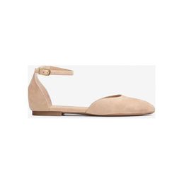 Unisa Leder-Ballerinas in Beige - 62% | Gr&ouml;&szlig;e 38 | Damen-ballerinas