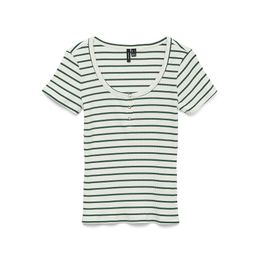 V&eacute;ro Moda Vero Moda Shirt in Wei&szlig;/ Gr&uuml;n - 34% | Gr&ouml;&szlig;e XL | Damen-tops