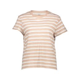 GAP Shirt "Foreversoft" in Beige/ Wei&szlig; - 62% | Gr&ouml;&szlig;e XS | Damen-tops