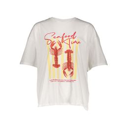 Vila Shirt in Wei&szlig;/ Rot - 33% | Gr&ouml;&szlig;e XS | Damen-tops