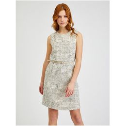 ORSAY Kleid in Beige/ Schwarz/ Wei&szlig; - 63% | Gr&ouml;&szlig;e 36 | Damen-kleider