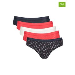 Marc O'Polo Marc O ́Polo 5er-Set: Slips in Rot/ Schwarz/ Wei&szlig; - 52% | Gr&ouml;&szlig;e M | Damen-unterteile