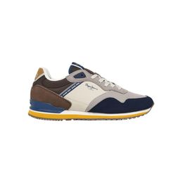 Pepe Jeans Footwear Leder-Laufschuhe in Grau - 62% | Gr&ouml;&szlig;e 43 | Herrenschuhe-outdoorschuhe