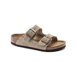 Birkenstock Leder-Pantoletten "Arizona" in Taupe - 24% | Gr&ouml;&szlig;e 32 | Clogs-pantoletten-kinder