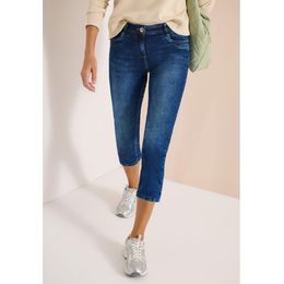 Cecil Jeans-Caprihose in Blau - 50% | Gr&ouml;&szlig;e W33/L22 | Damenhosen