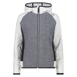 CMP Hybridjacke in Grau/ Wei&szlig; - 53% | Gr&ouml;&szlig;e 42 | Damen-outdoorjacken