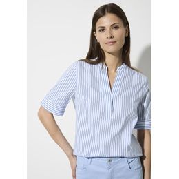 More & More More & More Bluse in Hellblau/ Wei&szlig; - 66% | Gr&ouml;&szlig;e 36 | Damen-blusen