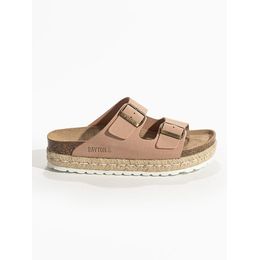 BAYTON Leder-Pantoletten "Olympe" in Rosa - 56% | Gr&ouml;&szlig;e 39 | Damen-pantoletten