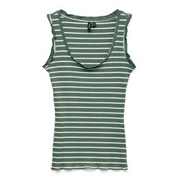 V&eacute;ro Moda Vero Moda Top in Gr&uuml;n/ Wei&szlig; - 30% | Gr&ouml;&szlig;e S | Damen-tops