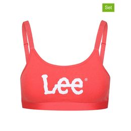 LEE Underwear 2tlg. W&auml;scheset "Adelyn" in Rot - 57% | Gr&ouml;&szlig;e S | Damen-dessous