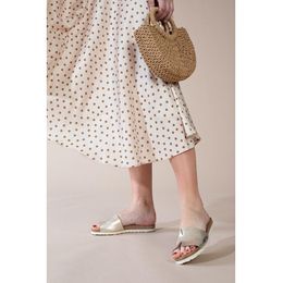 BAYTON Pantoletten "Djilian Slim" in Gold - 62% | Gr&ouml;&szlig;e 36 | Damen-pantoletten