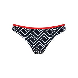 Naturana Bikini-Hose in Schwarz/ Wei&szlig;/ Rot - 57% | Gr&ouml;&szlig;e 38 | Damen-bademode