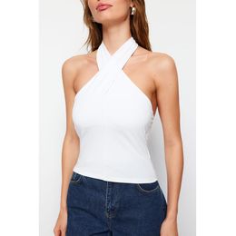 Trendyol Top in Wei&szlig; - 62% | Gr&ouml;&szlig;e L | Damen-tops