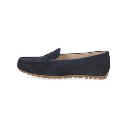 Caprice Leder-Mokassins in Dunkelblau - 42% | Gr&ouml;&szlig;e 40 | Damen-schuhe-halbschuhe