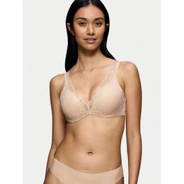Triumph B&uuml;gel-BH "Body Make-Up" in Beige - 68% | Gr&ouml;&szlig;e 80C | Damen-bhs