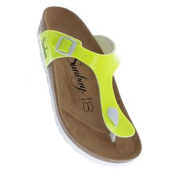 Sunbay Zehentrenner in Neongelb - 66% | Gr&ouml;&szlig;e 36 | Damen-sandalen