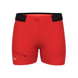 Salewa Funktionscargoshorts "Pedroc Pro Durastretch" in Rot - 62% | Gr&ouml;&szlig;e 38 | Damen-sporthosen