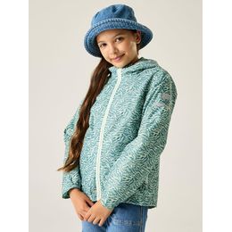Regatta Regenjacke "Lever II" in T&uuml;rkis - 68% | Gr&ouml;&szlig;e 104 | Kinder-outdoor-jacken