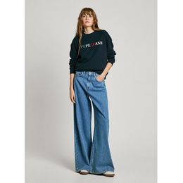 Pepe Jeans Sweatshirt "Regan" in Dunkelblau - 65% | Gr&ouml;&szlig;e M | Damen-sweatshirts-jacken