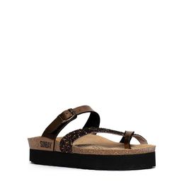 Sunbay Zehentrenner "Acheron" in Gold - 60% | Gr&ouml;&szlig;e 38 | Damen-sandalen