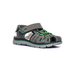Primigi Leder-Halbsandalen in Gr&uuml;n - 63% | Gr&ouml;&szlig;e 27 | Kindersandalen