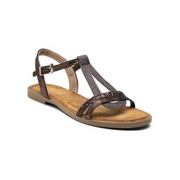 Foreverfolie Sandalen in Braun - 56% | Gr&ouml;&szlig;e 37 | Damen-sandalen