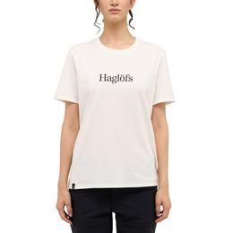 Hagl&ouml;fs Hagl&ouml;fs Shirt "Outsiders" in Wei&szlig; - 42% | Gr&ouml;&szlig;e S | Damen-tops