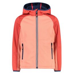 CMP Softshelljacke in Koralle - 51% | Gr&ouml;&szlig;e 176 | Kinder-outdoor-jacken