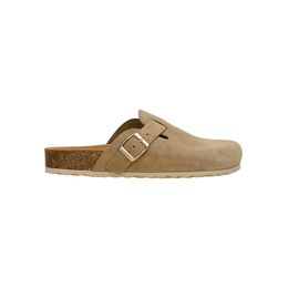 Wojas Leder-Pantoletten in Beige - 33% | Gr&ouml;&szlig;e 40 | Damen-pantoletten