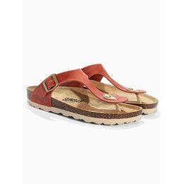 Sunbay Leder-Zehentrenner "Camelia" in Orange - 63% | Gr&ouml;&szlig;e 39 | Damen-sandalen