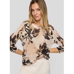 Rabe Pullover in Beige/ Schwarz - 60% | Gr&ouml;&szlig;e 38 | Damen-pullover-cardigans
