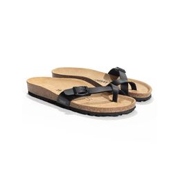 Sunbay Zehentrenner "Petunia" in Schwarz - 58% | Gr&ouml;&szlig;e 40 | Damen-sandalen