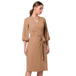 Stylove Kleid in Beige - 52% | Gr&ouml;&szlig;e XL | Damen-kleider