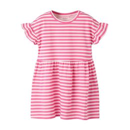 name it Kleid "Junni" in Pink/ Creme - 41% | Gr&ouml;&szlig;e 92 | Kinderkleider