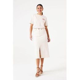 Garcia Jeansrock in Creme - 59% | Gr&ouml;&szlig;e L | Damenroecke