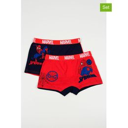 Spiderman 2er-Set: Boxershorts "Spiderman" in Schwarz/ Rot - 66% | Gr&ouml;&szlig;e 110/116 | Kinder-waesche
