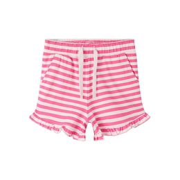 name it Sweatshorts "Junni" in Pink/ Creme - 34% | Gr&ouml;&szlig;e 104 | Kinderhosen