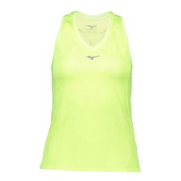 Mizuno Lauftop "Aero" in Gelb - 78% | Gr&ouml;&szlig;e L | Damen-outdoor-tops-shirts