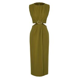 Trendyol Kleid in Oliv - 61% | Gr&ouml;&szlig;e 40 | Damen-kleider