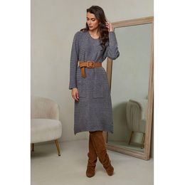 Jos&eacute;fine Strickkleid "Mahony" in Grau - 80% | Gr&ouml;&szlig;e S | Damen-kleider