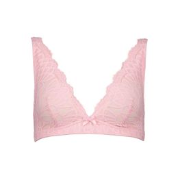 Lascana B&uuml;gelloser BH "Capsule" in Hellrosa - 55% | Gr&ouml;&szlig;e 65F | Damen-bhs