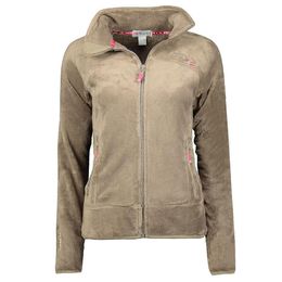 Geographical Norway Fleecejacke "Upaline" in Taupe - 69% | Gr&ouml;&szlig;e XL | Damenjacken
