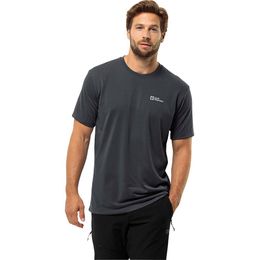 Jack Wolfskin Funktionsshirt "Vonnan" in Anthrazit - 27% | Gr&ouml;&szlig;e S | Herren-sportshirts